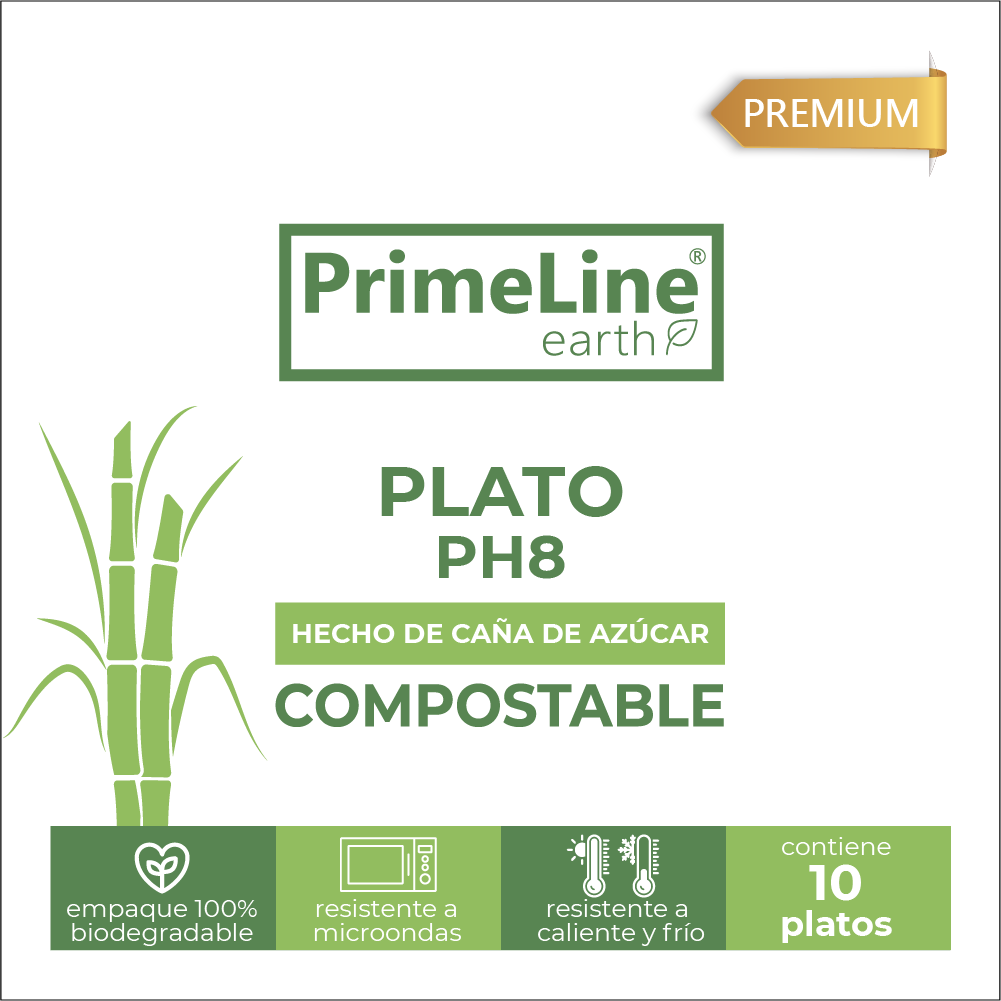 Plato Prime Line PH8 Bowl Grande Biodegradable - CODEBA